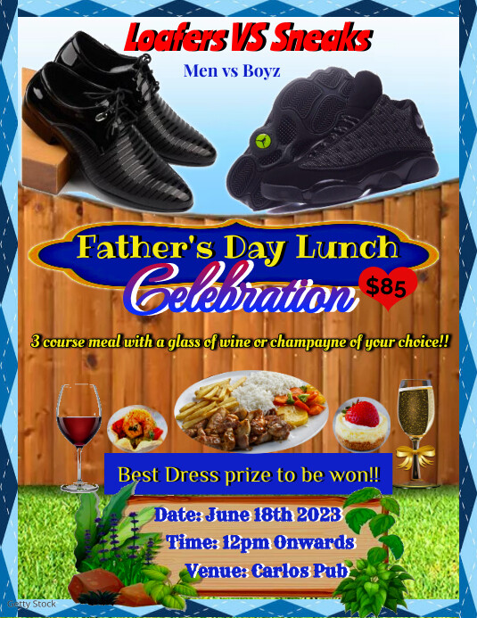 Father's Day Lunch Template | PosterMyWall
