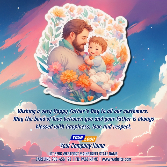 Father's Day Online Greeting Card | PosterMyWall