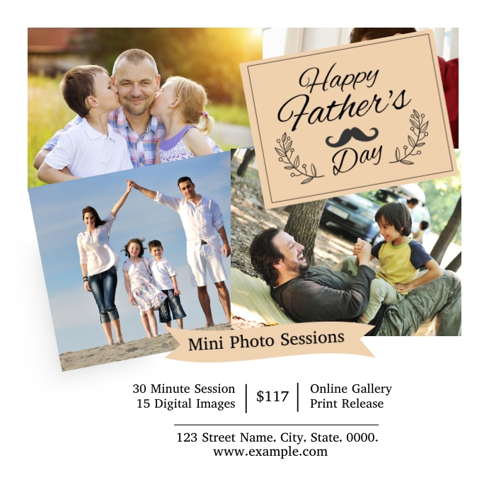 Copy of Father's Day Photography Mini Session | PosterMyWall