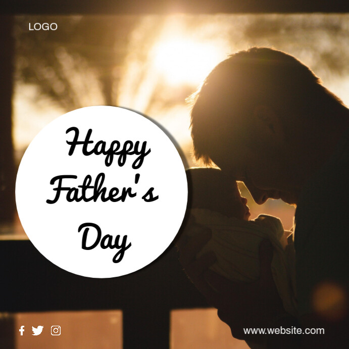 Father's Day Post Template | PosterMyWall