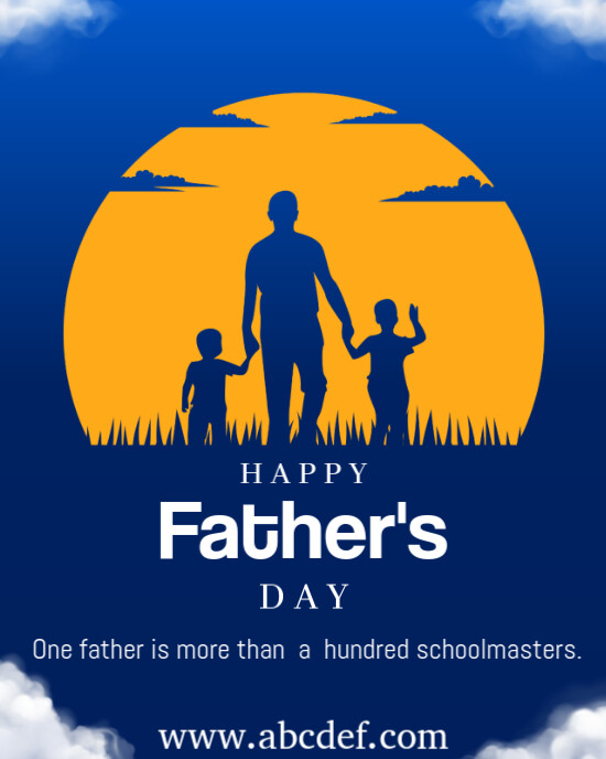 FATHER'S DAY Post Template | PosterMyWall
