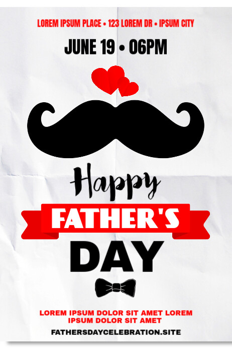 FATHER'S DAY POSTER Template | PosterMyWall