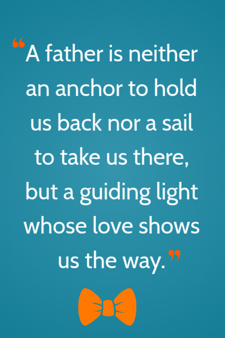 father's day quote Template | PosterMyWall
