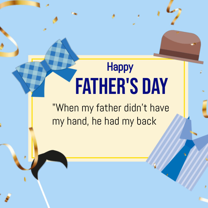 Father's day quotes Template | PosterMyWall