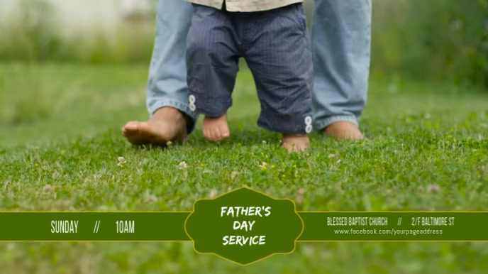 Copy of Father's day service | PosterMyWall