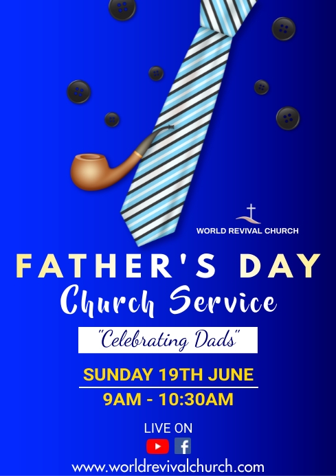 Father's day service Template | PosterMyWall