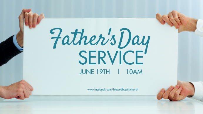 FATHER'S DAY SERVICE Template | PosterMyWall