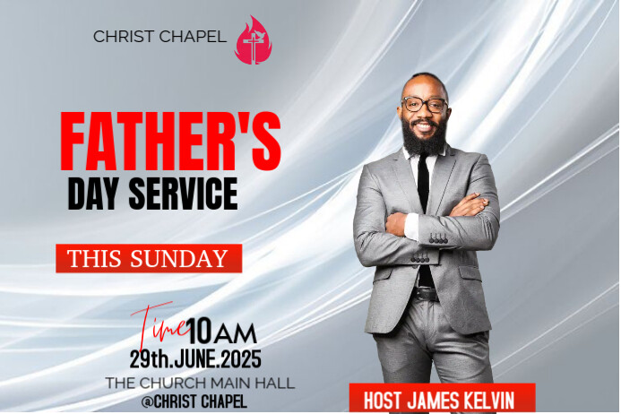 Copy of FATHER'S DAY SERVICE | PosterMyWall