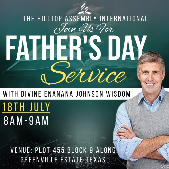 Father's day service Template | PosterMyWall