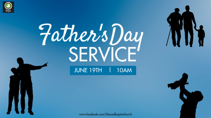 Plantilla de Father's Day Service | PosterMyWall