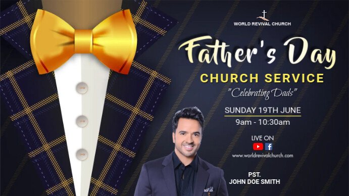 Copy of Father's day service | PosterMyWall