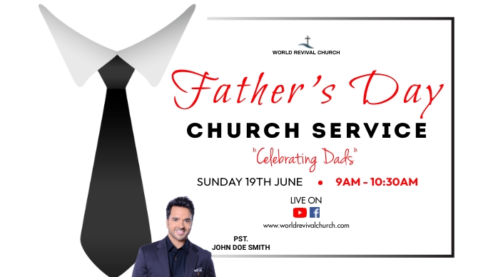 Father's day service Template | PosterMyWall