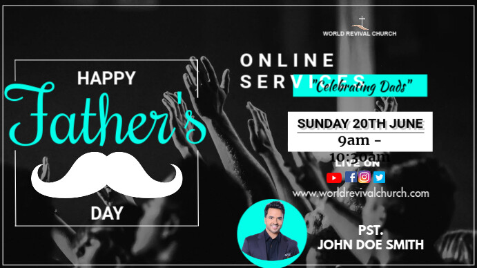 Copy of Father's day service | PosterMyWall