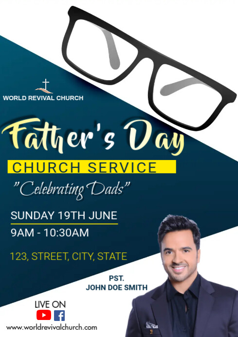 Copy of Father's day service | PosterMyWall