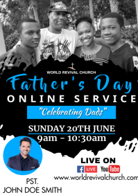 Father's day service Template | PosterMyWall