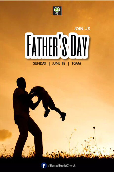 Father's Day Service Template | PosterMyWall