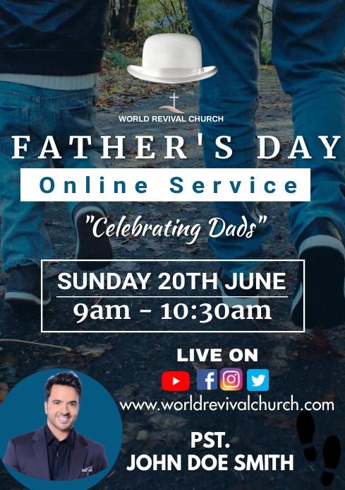 Father's day service Template | PosterMyWall