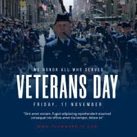 Veterans Day Social Media Post Template | PosterMyWall