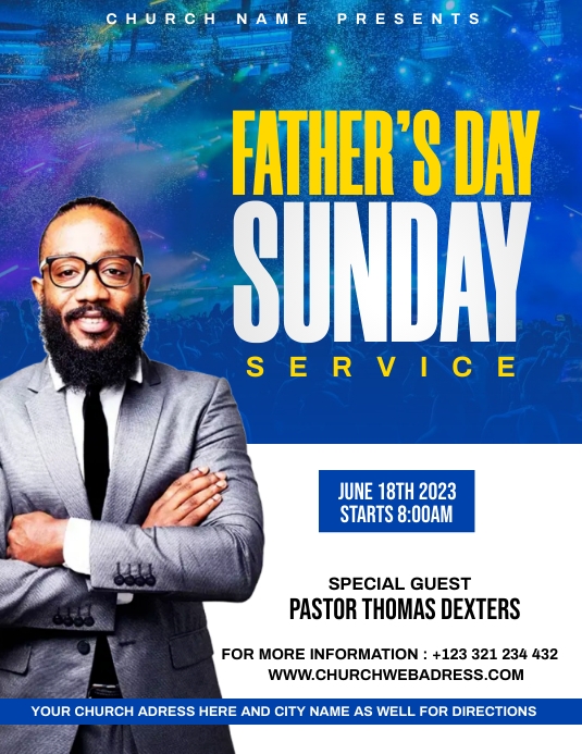 Copy of father's day sunday | PosterMyWall
