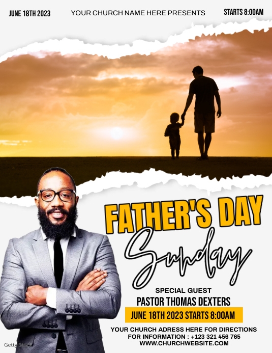 Copy of father's day sunday | PosterMyWall