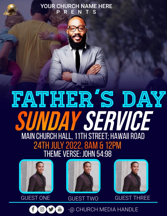 Copy of father's day sunday | PosterMyWall