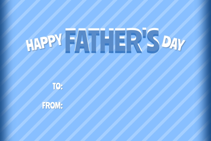 Father's Day Tag Template | PosterMyWall