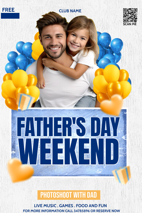 Father's Day Weekend Template | PosterMyWall