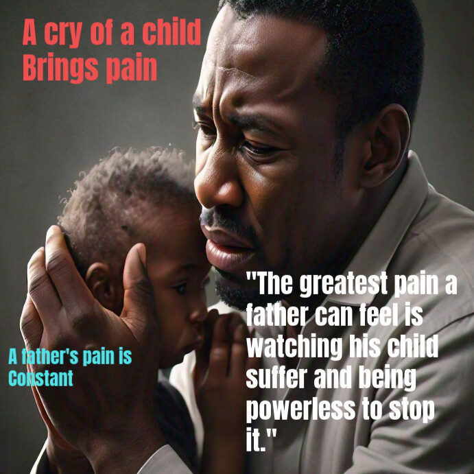 Copy of Father's pain | PosterMyWall