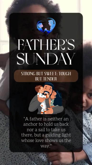 Father's Sunday Message Template | PosterMyWall