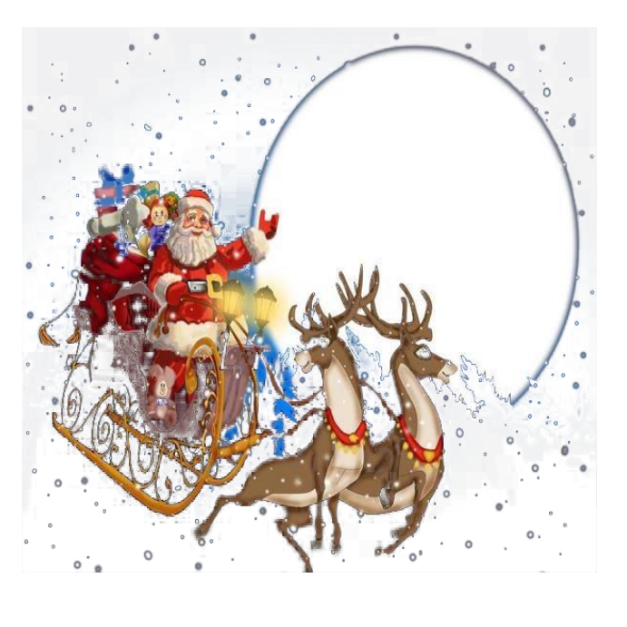 Father çhristmas with gift design poster Template | PosterMyWall