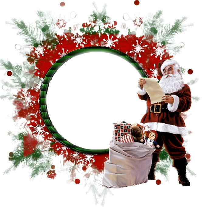 Father Christmas design background template | PosterMyWall