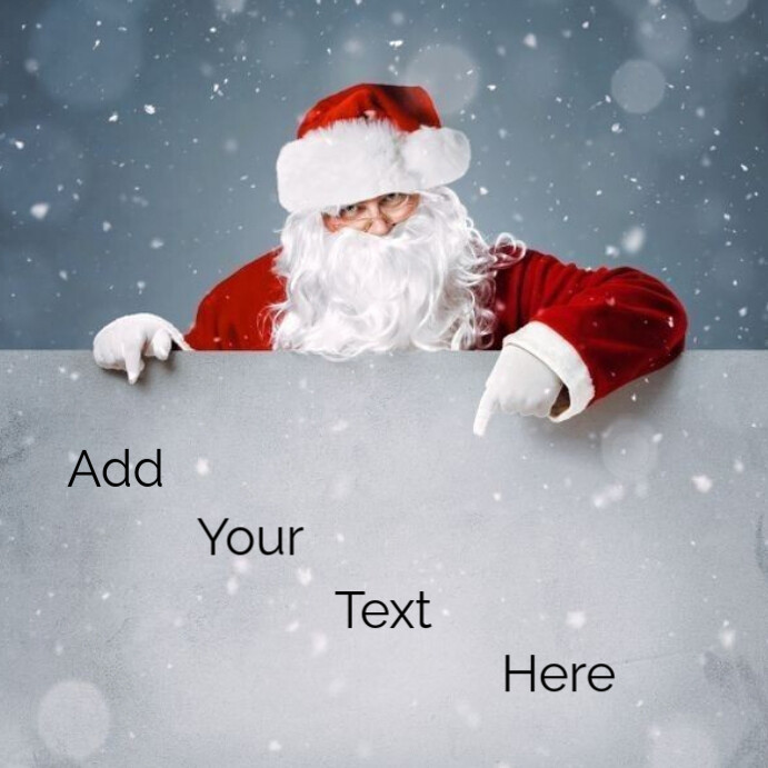 Father Christmas template | PosterMyWall