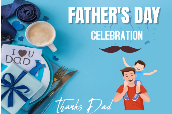 FATHER DAY CELEBRATION Template | PosterMyWall