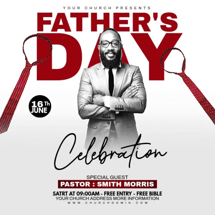 Father Day celebration Template | PosterMyWall