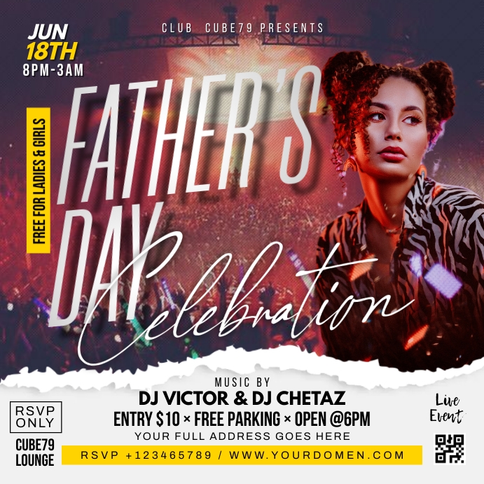 Fathers day Celebration Template | PosterMyWall