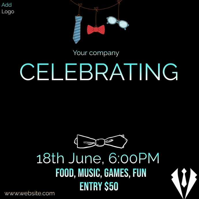fathers day celebration event post (2) Template | PosterMyWall