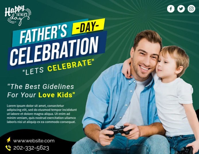 Copy of Fathers Day Cover | PosterMyWall