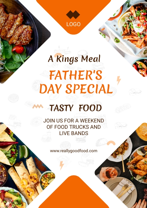 Fathers Day food offer Template | PosterMyWall