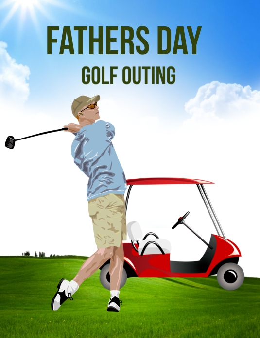 Fathers Day Golf Outing Template | PosterMyWall