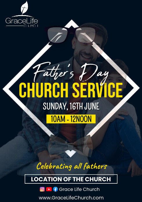 Fathers day service Template | PosterMyWall