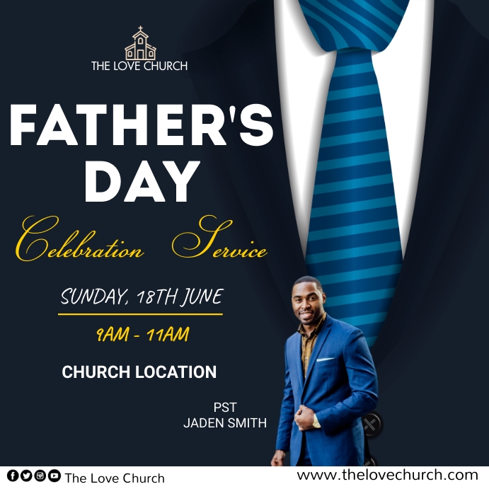 Fathers day service Template | PosterMyWall