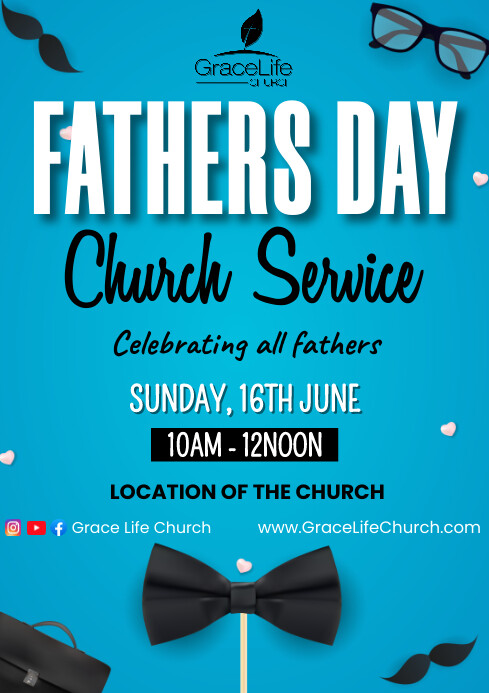 Fathers day service Template | PosterMyWall