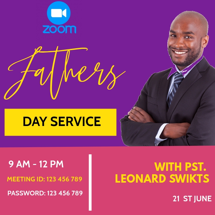 FATHERS DAY SERVICE Template | PosterMyWall