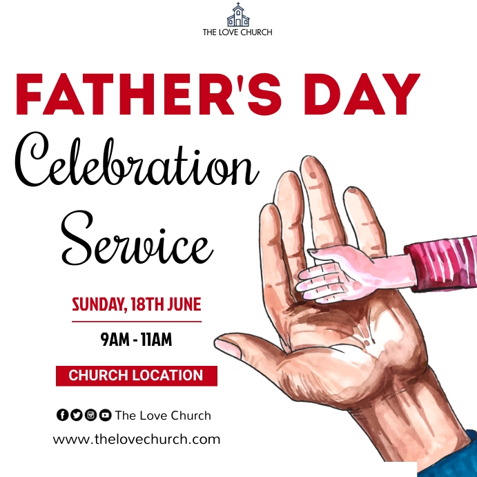 Fathers day service Template | PosterMyWall