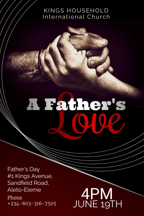 Fathers love Template | PosterMyWall