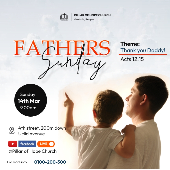 Copy of Fathers sunday | PosterMyWall