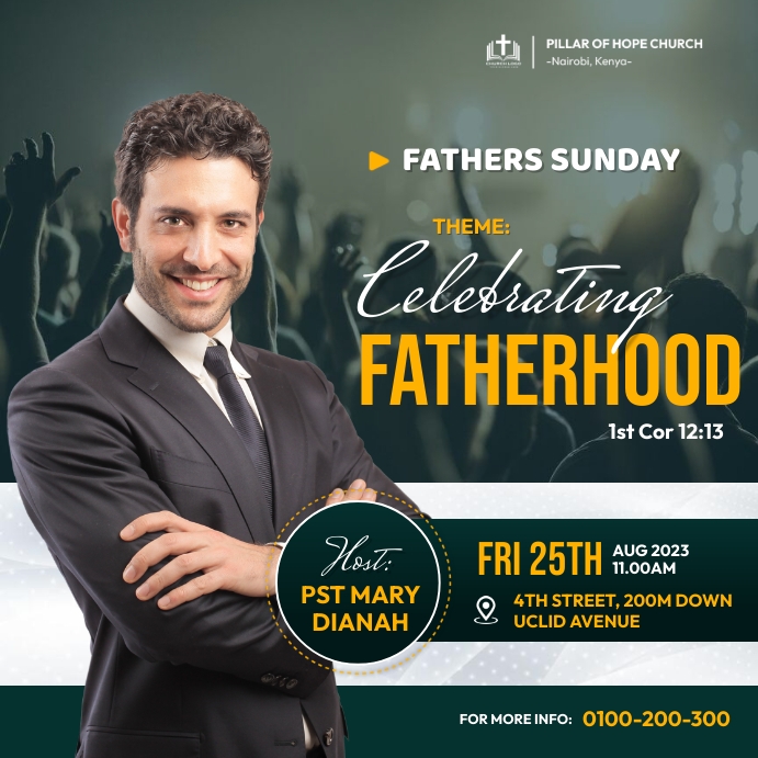 Fathers Sunday Template | PosterMyWall