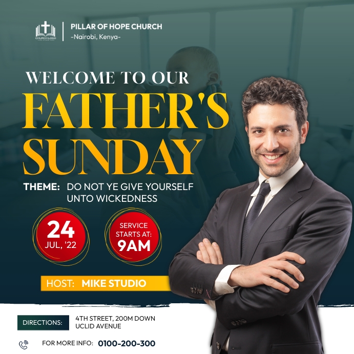 Copy of Fathers sunday | PosterMyWall