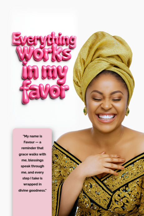 Favor Template | PosterMyWall