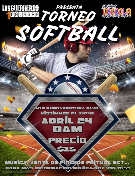 Copy of AMERICAN BASEBALL SEASON Flyer Template | PosterMyWall